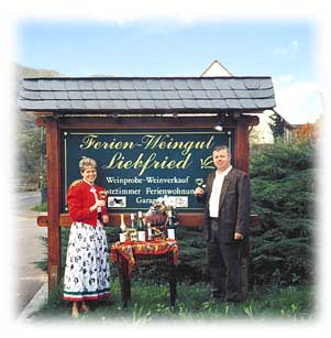 Willkommen im Ferienweingut Liebfried in Nehren/Mosel